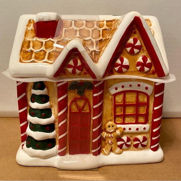 Transpac | Kitchen | Transpac Christmas Gingerbread House Peppermint ...
